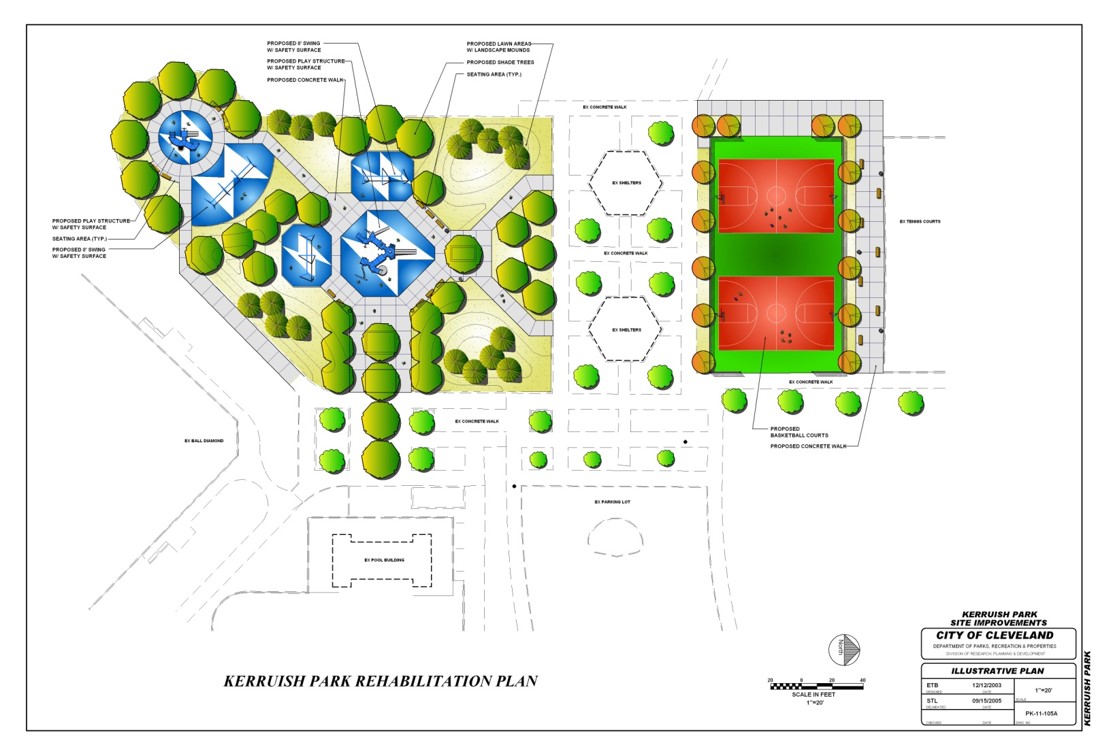 Rectangular Park Plan